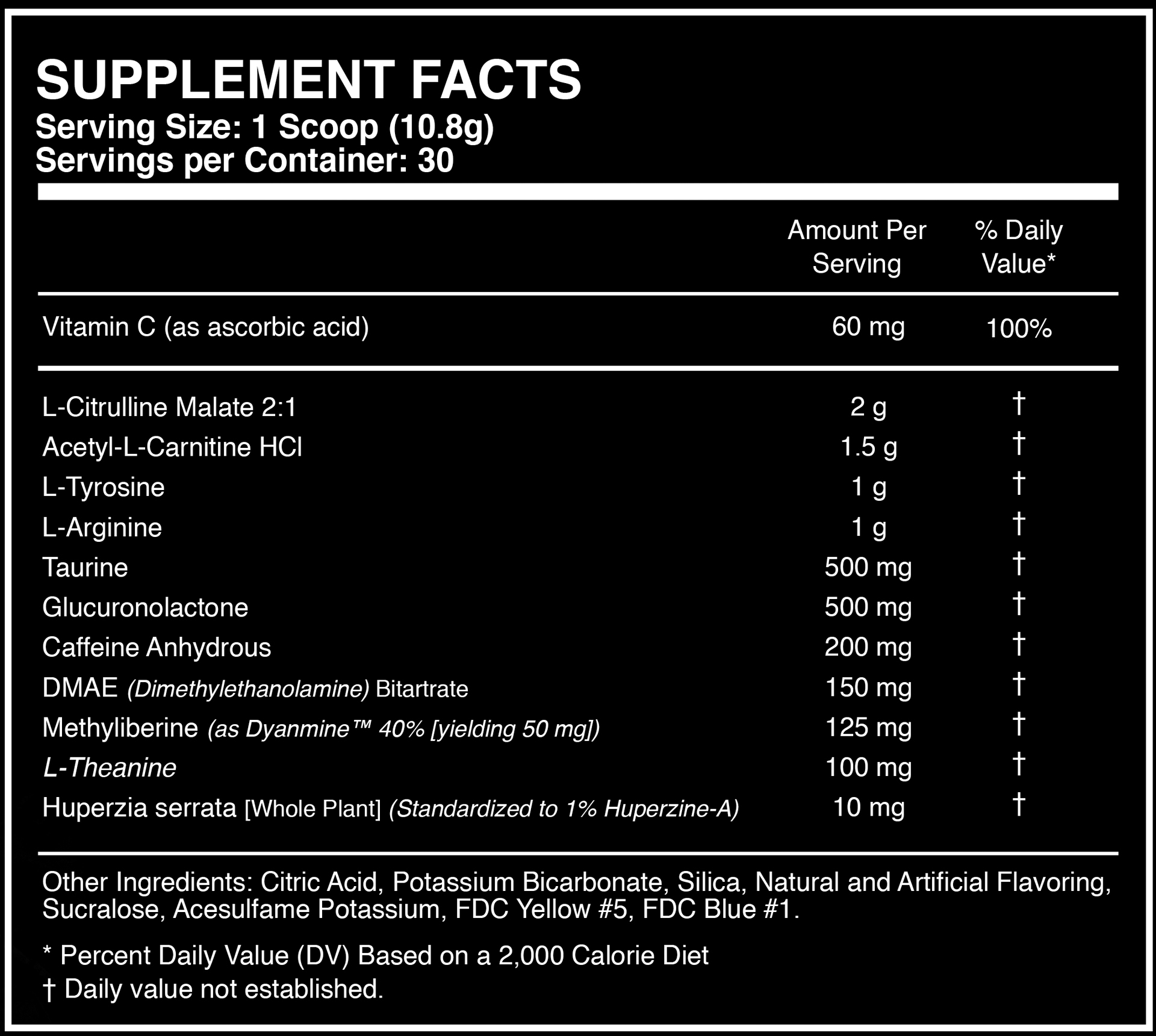 Outbreak Nutrition F.P.S. - FOCUS & PERFORMANCE SUPPLEMENT 30sv - Flex ...